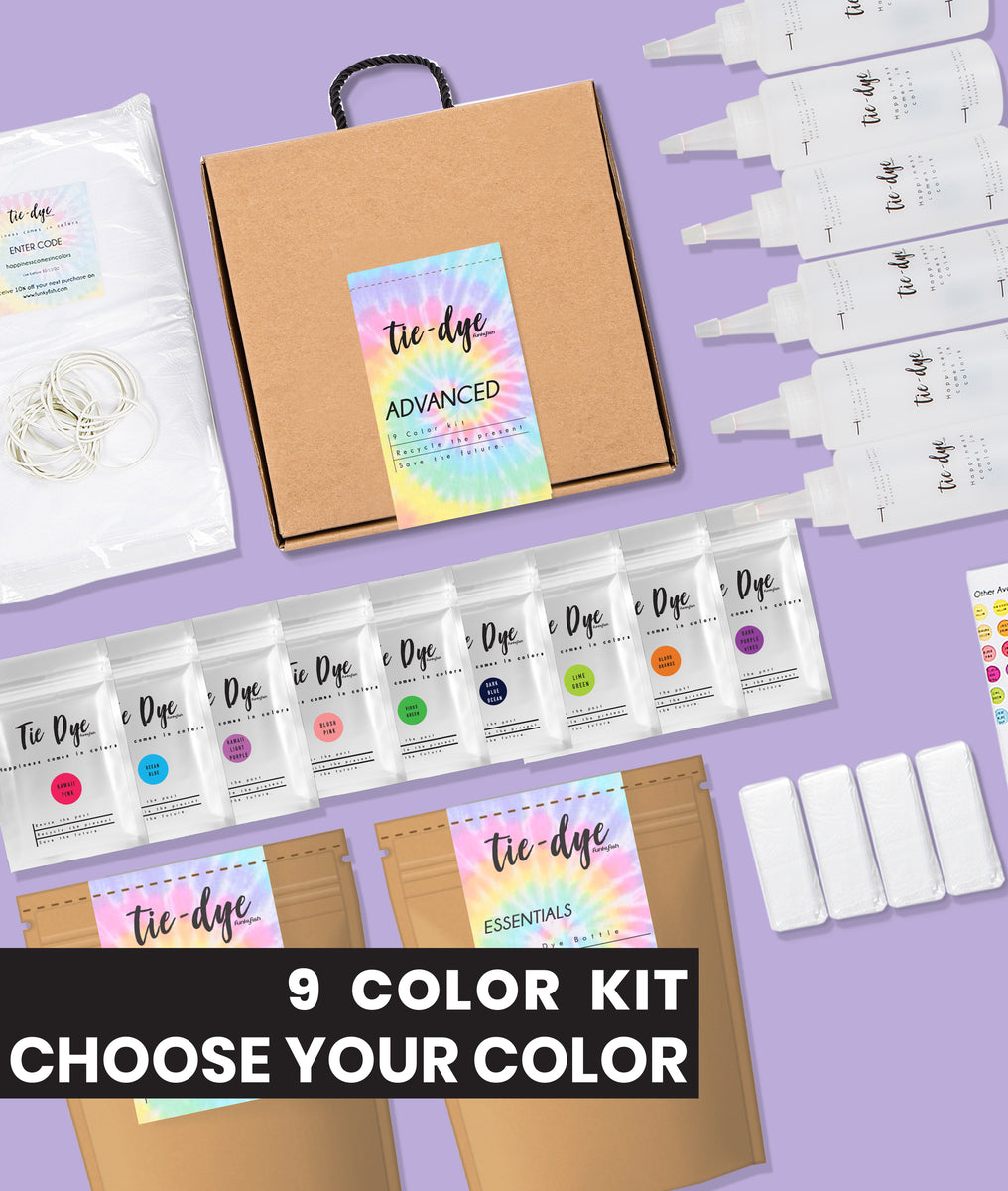 Advanced Tie Dye Kit, 9 Colors – FunkyFish